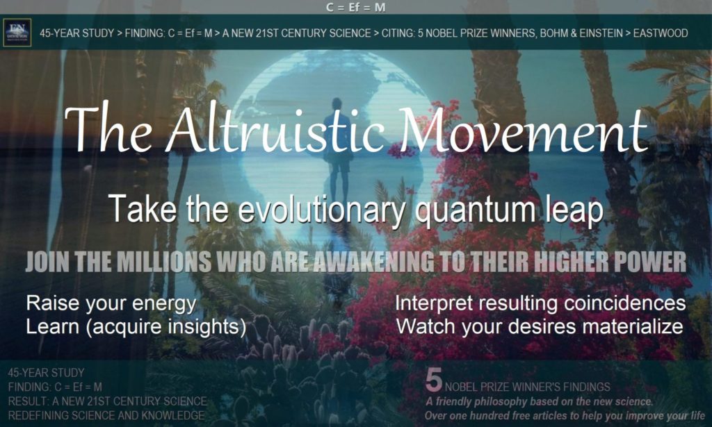 The Altruistic Movement | Based on Internal Science & International ...
